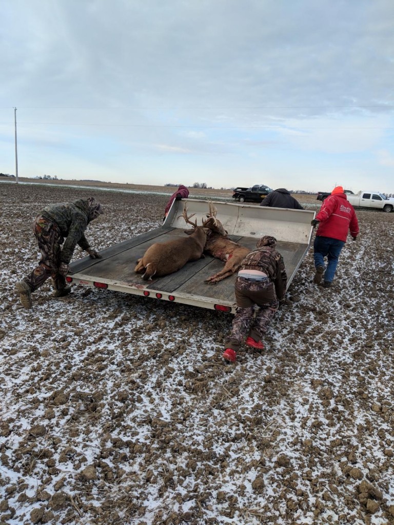 Ohio: Hunter Shoots Big Bucks Locked Together! - Big Deer