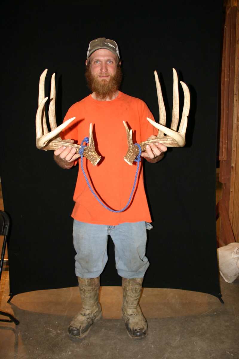 Indiana Hunter Finds Huff Buck’s Last Set Of Sheds! - Big Deer